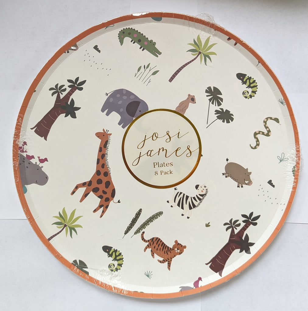 Safari Plates large (8 ct.) – Birthday Culture